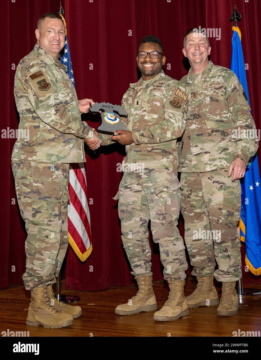 First Lt. Olli Fosu, 512th Civil Engineer Squadron’s Explosive Ordnance ...