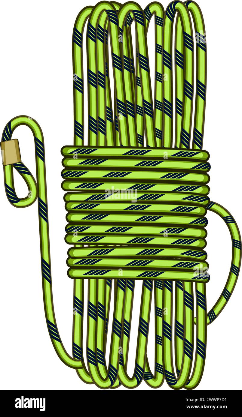 frame cord rope cartoon vector illustration Stock Vector Image & Art ...