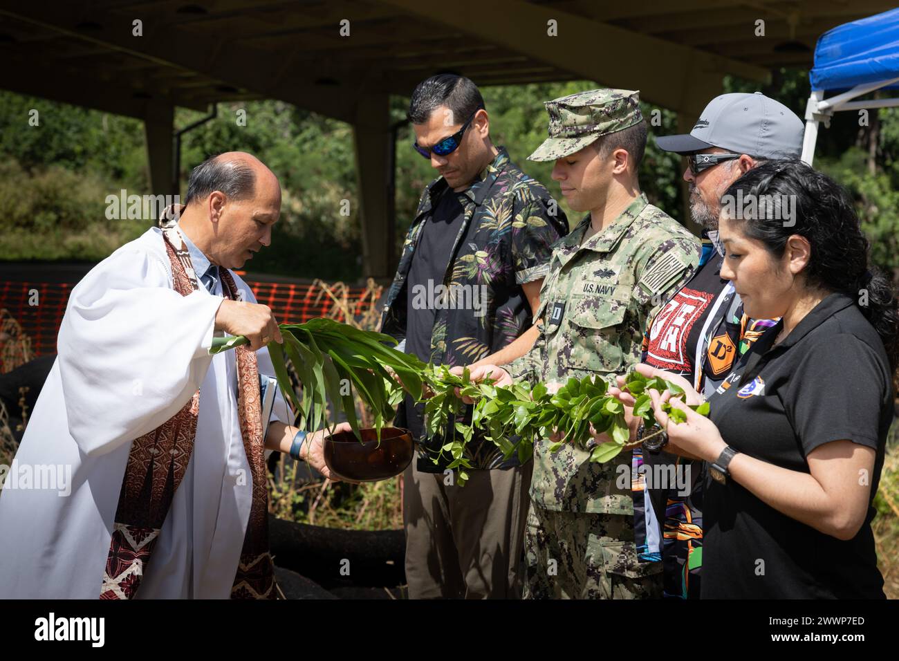 Marine Corps Base Hawaii held a Hawaiian ceremonial blessing and ...
