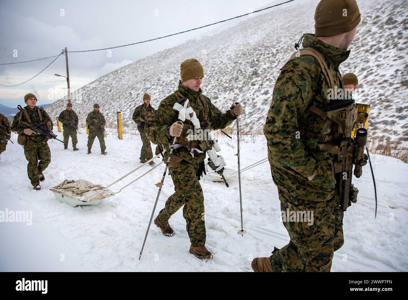U.S. Marines with the 26th Marine Expeditionary Unit (Special ...