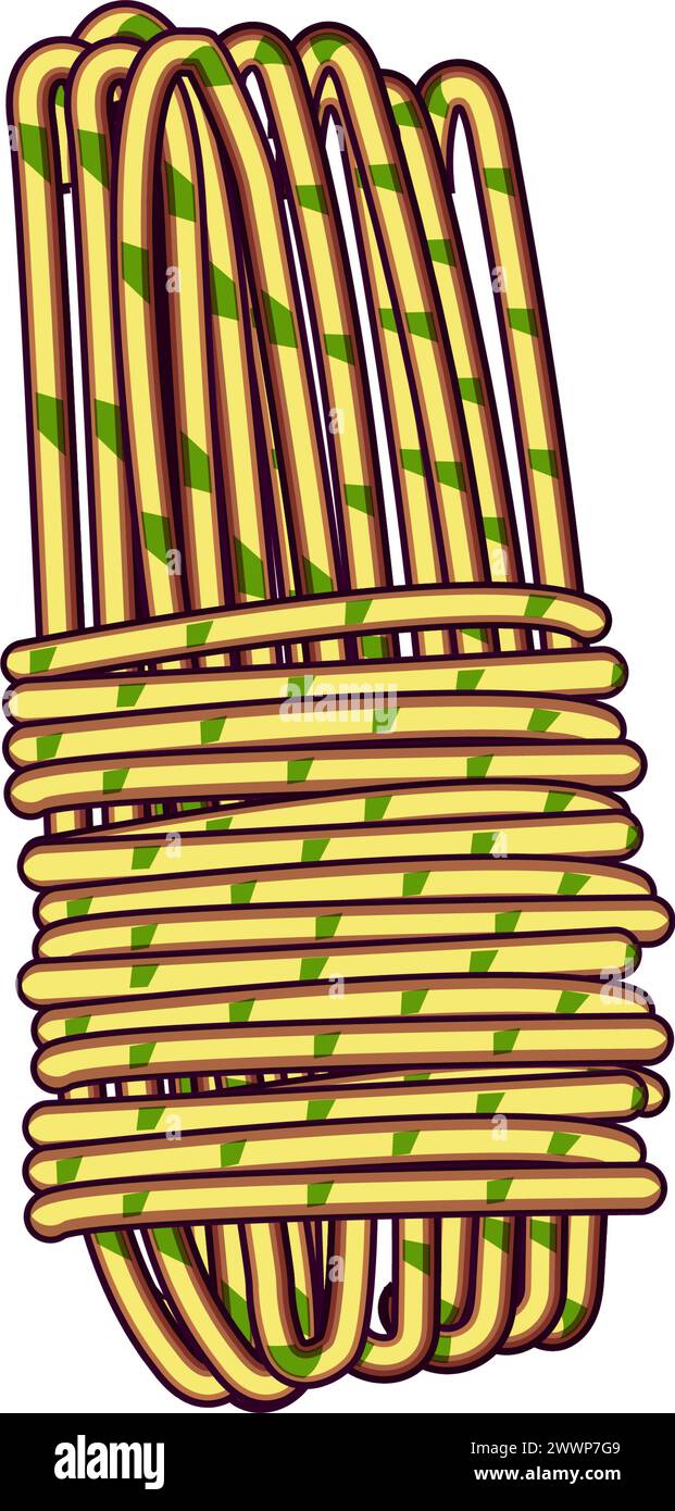 twine cord rope cartoon vector illustration Stock Vector Image & Art ...