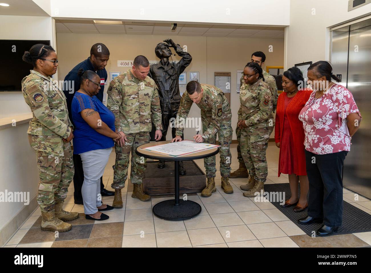 U.S. Air Force Col. Billy Pope, Jr., 81st Training Wing commander ...