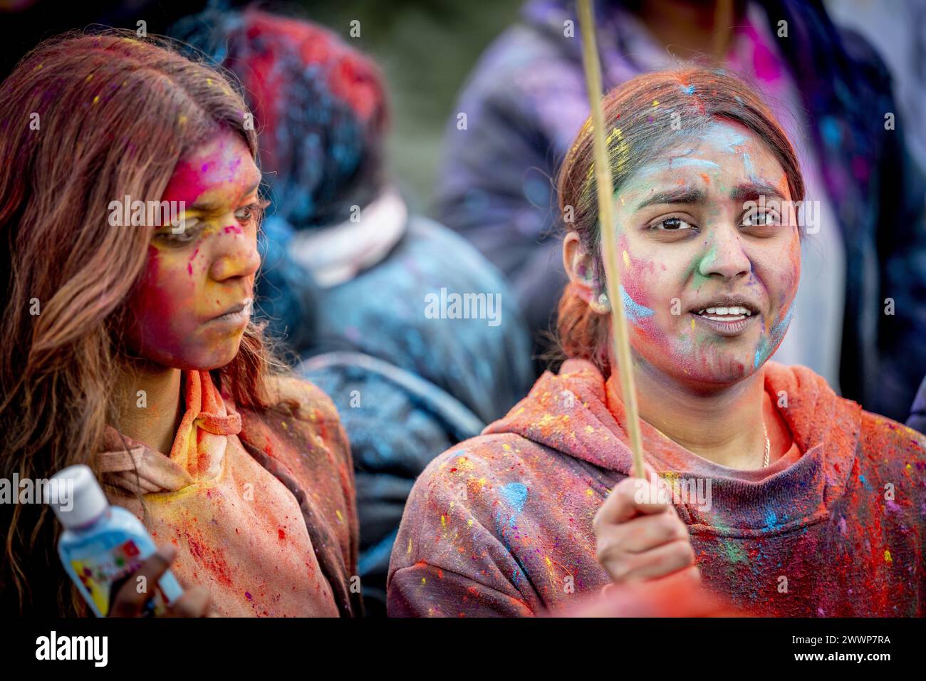 The Hague, Netherlands. 25th Mar, 2024. THE HAGUE - Celebration of Holi ...