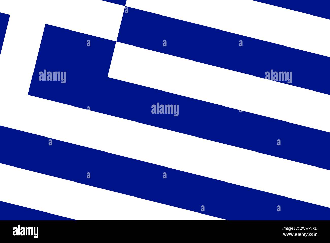 Greece flag - rectangular cutout of rotated vector flag Stock Vector ...
