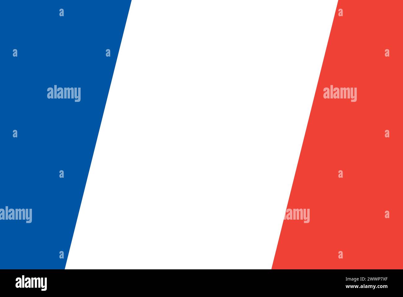 France flag - rectangular cutout of rotated vector flag Stock Vector ...