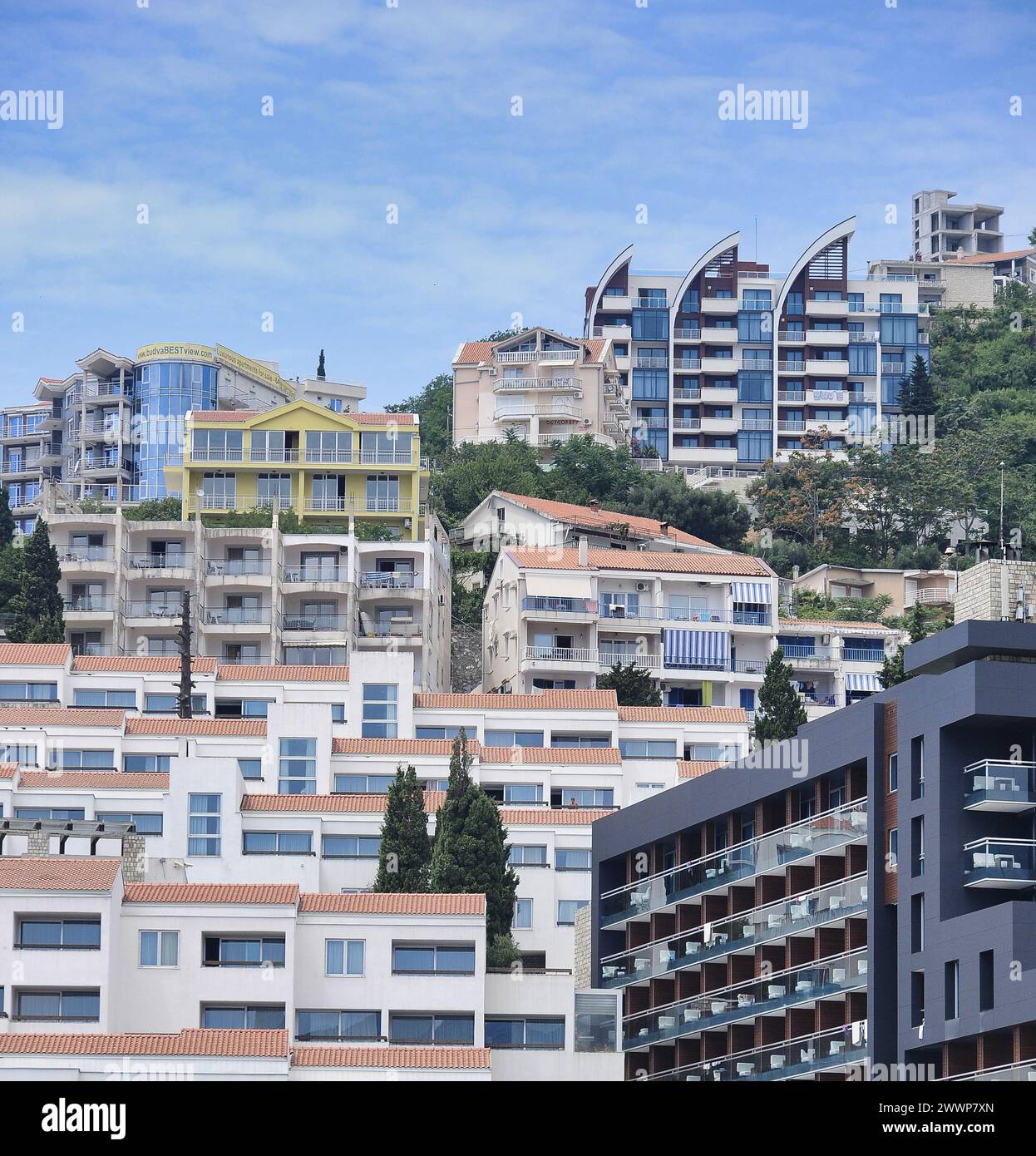 Old city of Budva in Montenegro-Balkan city Stock Photo - Alamy