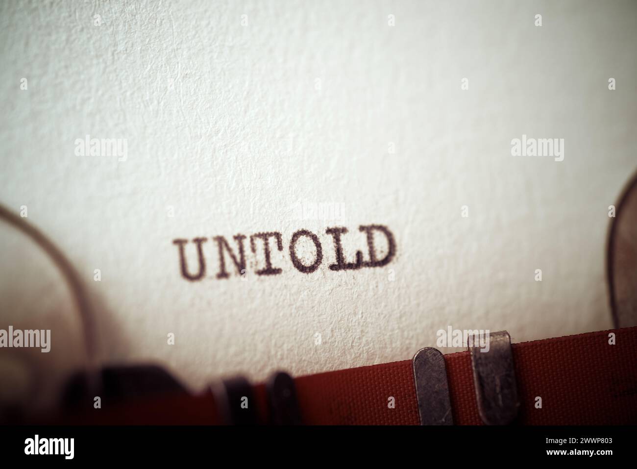 Untold word hi-res stock photography and images - Alamy