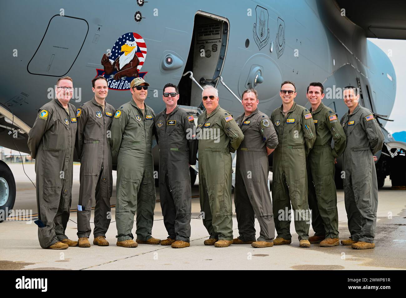 U.S. Air Force Lt. Col. Doug Ferrette, a C-17 pilot with the 729th Airlift Squadron at March Air ...