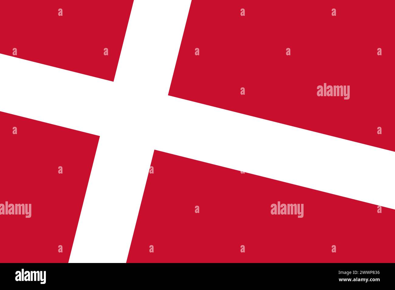 Denmark flag - rectangular cutout of rotated vector flag Stock Vector ...