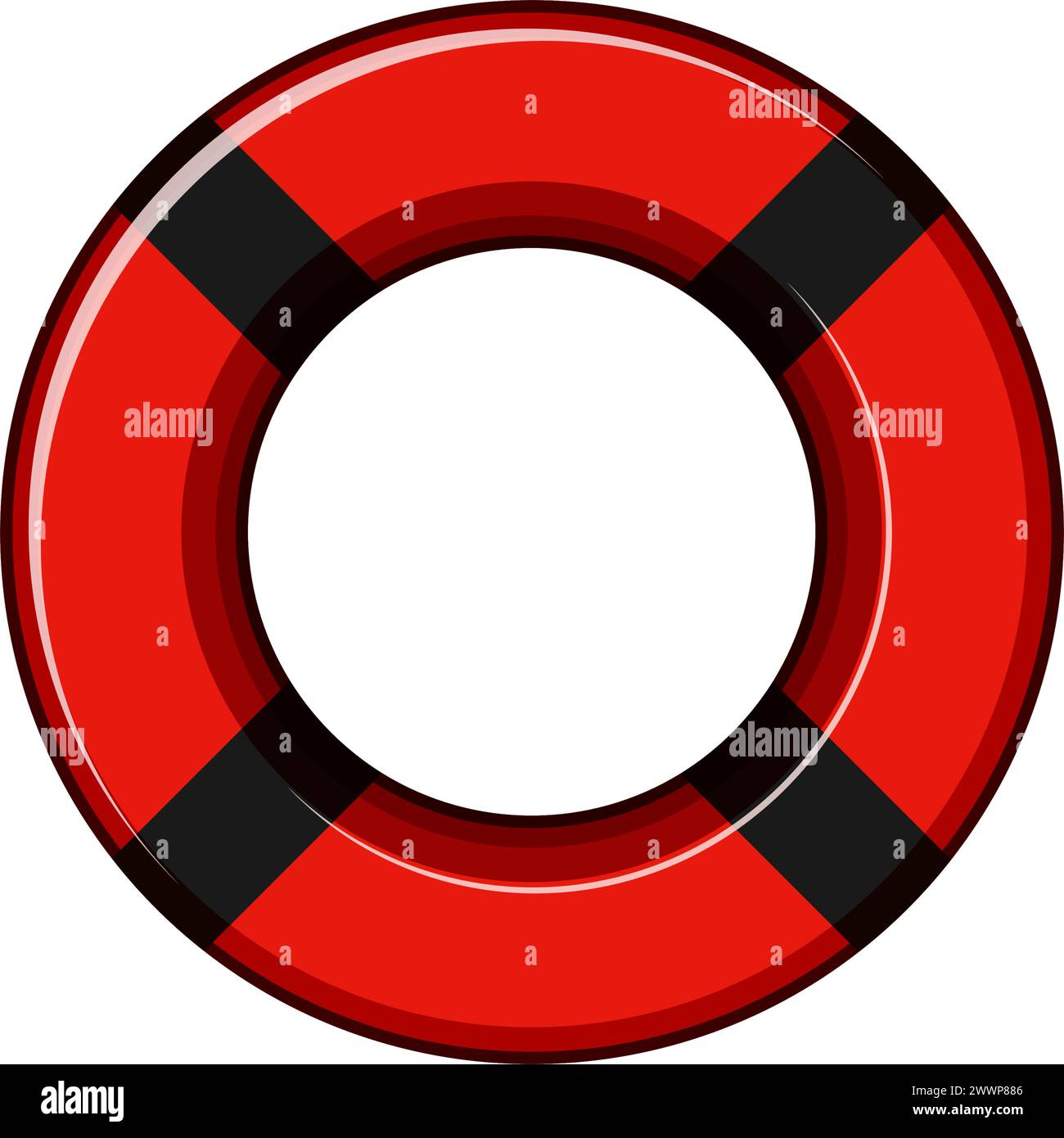 ring lifebuoy cartoon vector illustration Stock Vector Image & Art - Alamy