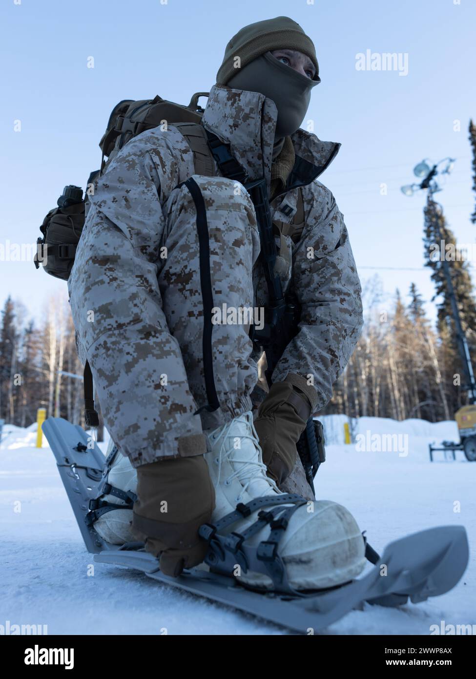 U.S. Marine Corps Capt. Derek Frohbieter, a field artillery officer ...