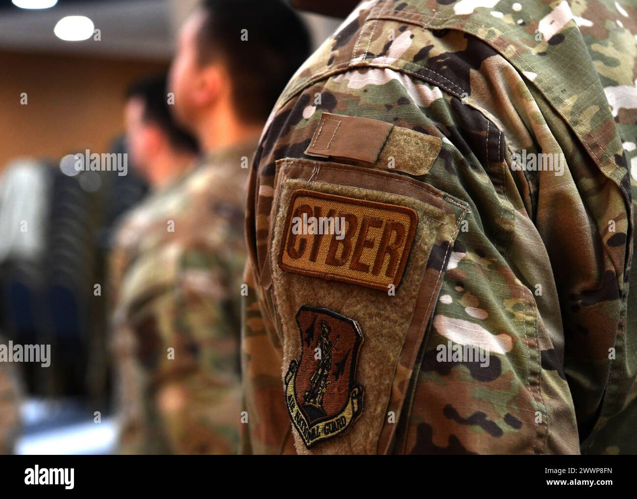 Members of the 106th Rescue Wing Communication Flight stand in ...