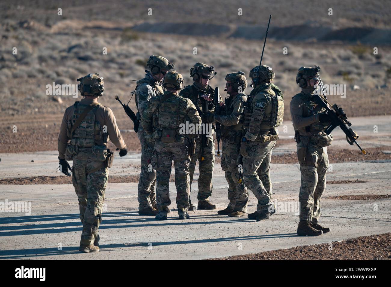 Members of the 99th Civil Engineer Squadron Explosive Ordinance ...