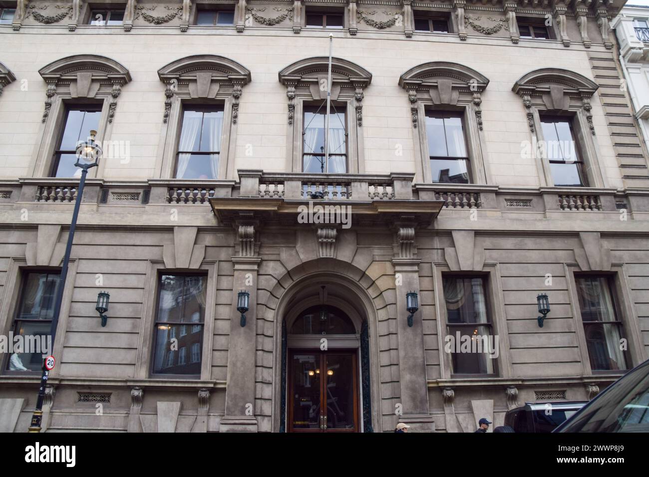 London, England, UK. 25th Mar, 2024. Exterior view of the Garrick Club ...
