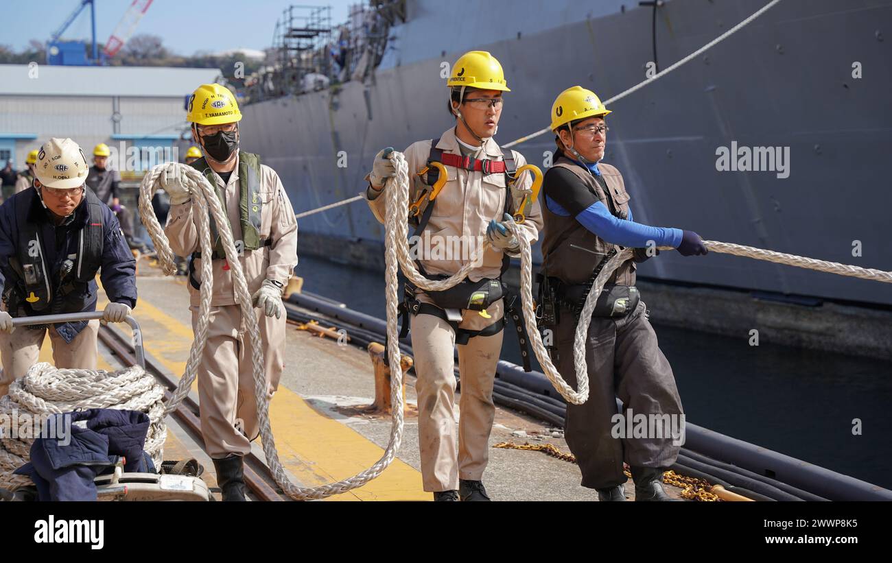 YOKOSUKA, Japan (Feb. 18, 2024) — U.S. Naval Ship Repair Facility and ...