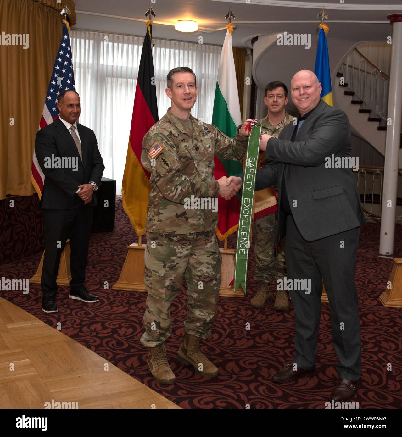 U.S. Army Garrison Rheinland-Pfalz Commander, Col. Reid E. Furman and ...