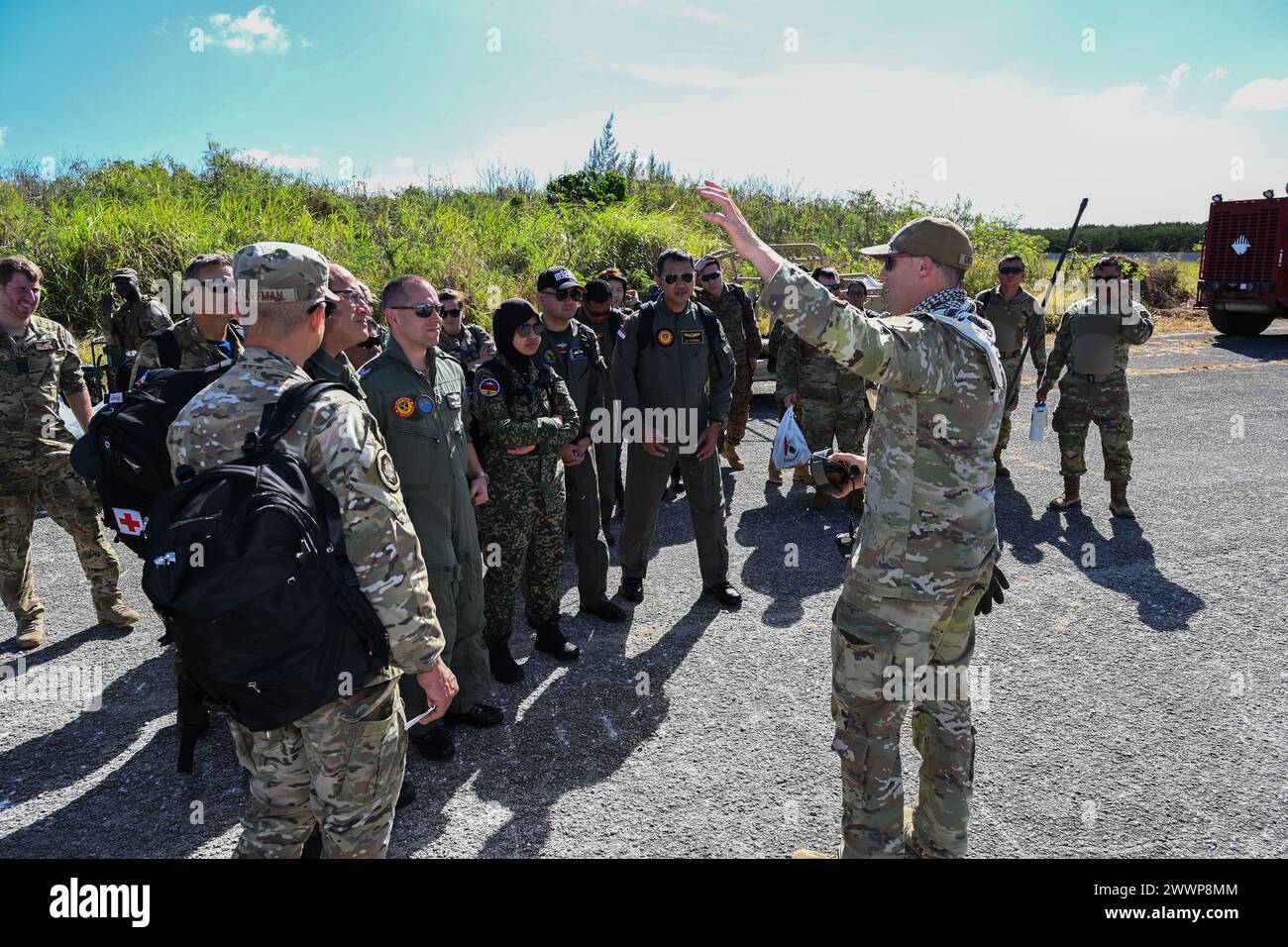 U.S. Air Force Capt. Bryan Griswold, 36th Contingency Response Squadron ...