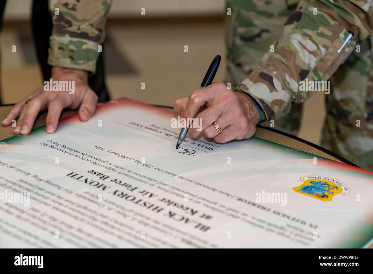 U.S. Air Force Col. Billy Pope, Jr., 81st Training Wing commander ...