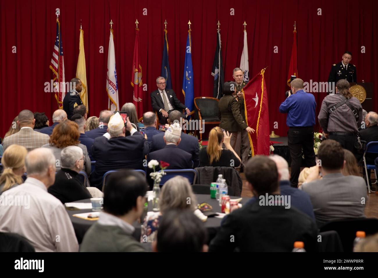 U.S. Army Command Sgt. Maj. Mark Leonard, State Command Sergeant Major ...