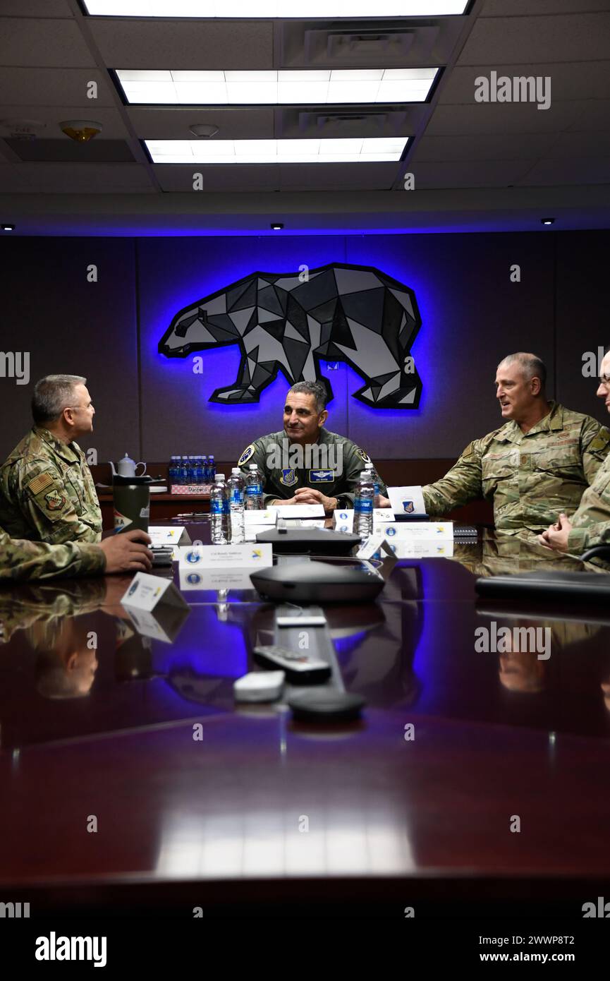 U.S. Air Force Lt. Gen. David S. Nahom, Commander of Alaskan NORAD ...