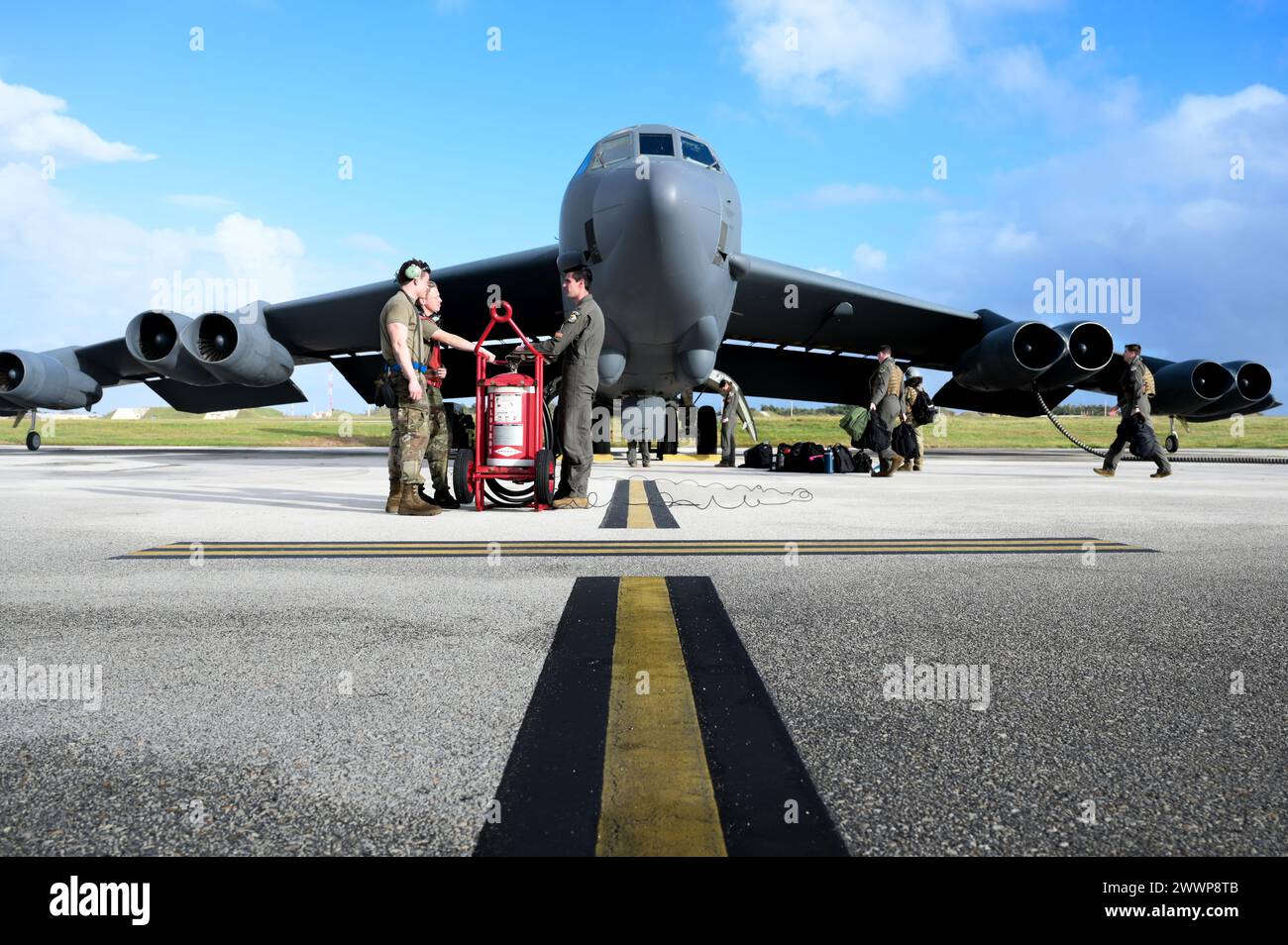 U.S. Air Force Capt. Jonathan Hutnicki, pilot, assigned to the 23rd Expeditionary Bomb Squadron ...