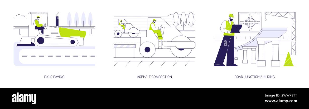 Infrastructure building abstract concept vector illustrations Stock ...