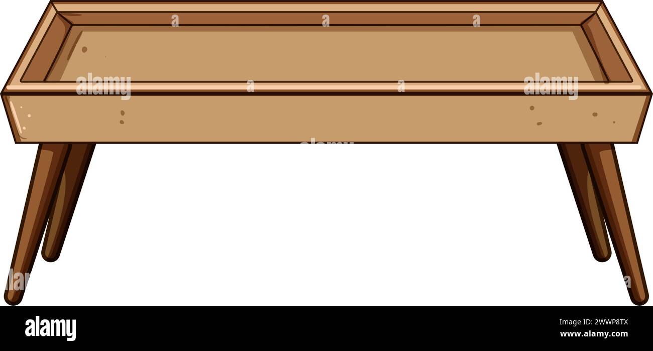 mockup food tray cartoon vector illustration Stock Vector Image & Art ...