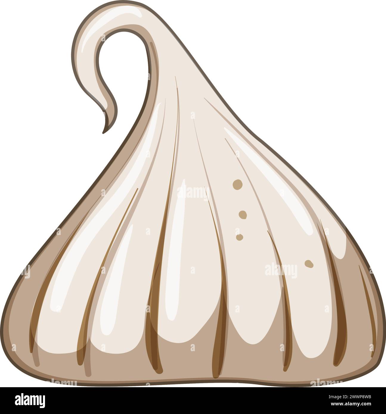 Ice cream meringue cake Cut Out Stock Images & Pictures - Alamy