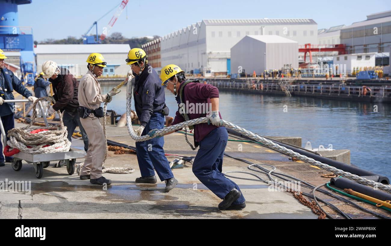 YOKOSUKA, Japan (Feb. 18, 2024) — U.S. Naval Ship Repair Facility and ...