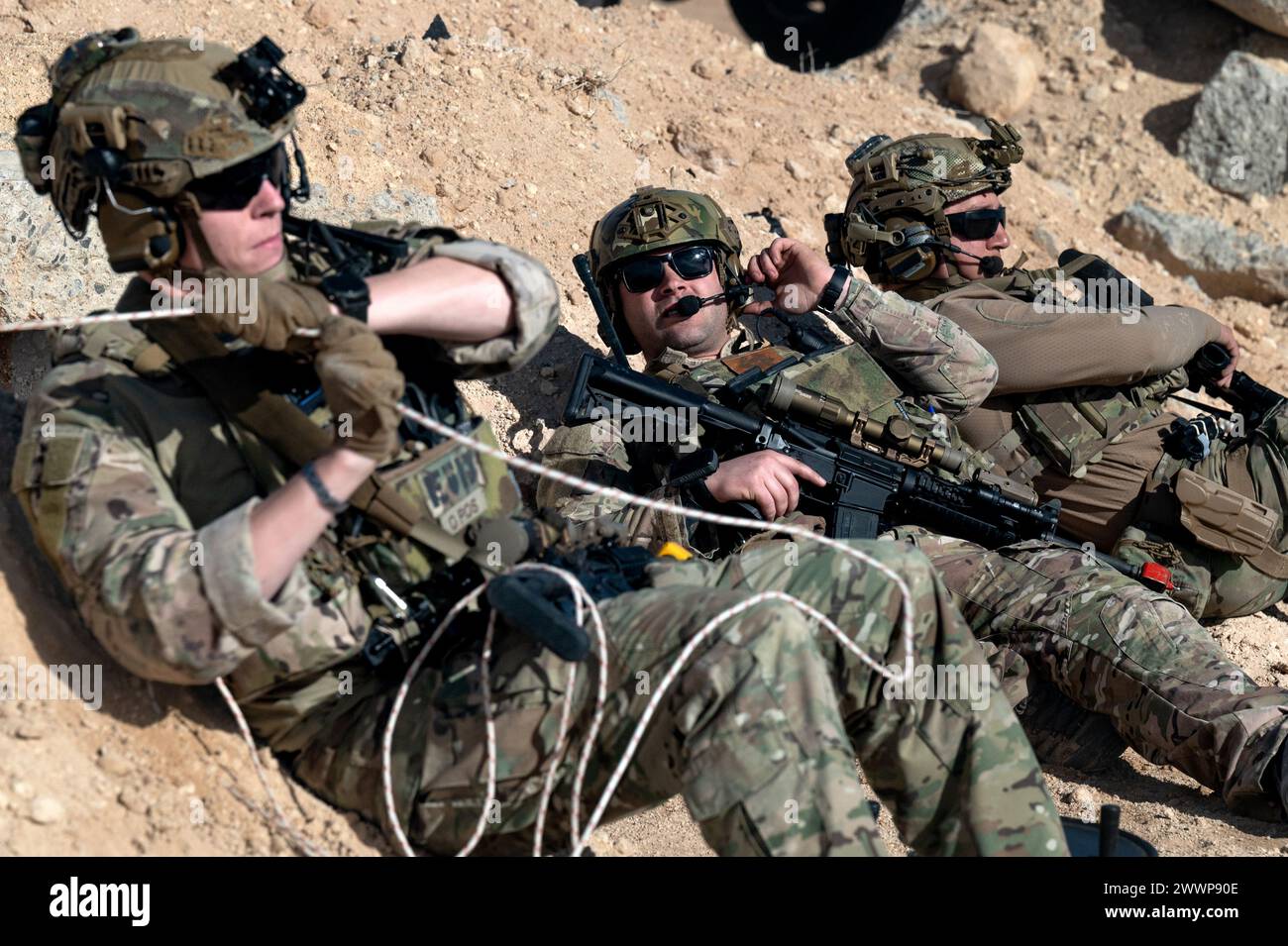 Members of the 99th Civil Engineer Squadron Explosive Ordinance ...