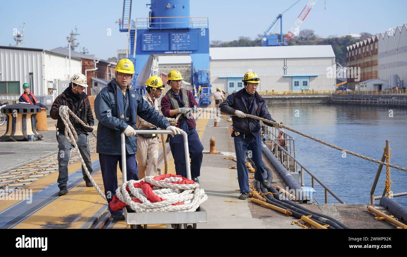 YOKOSUKA, Japan (Feb. 18, 2024) — U.S. Naval Ship Repair Facility and ...
