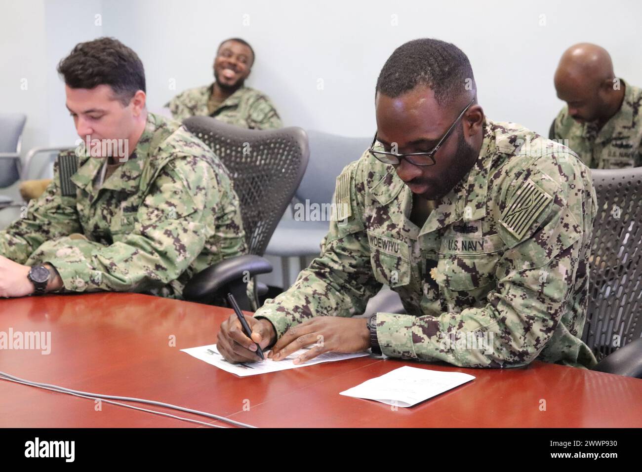 SINGAPORE (Feb. 26, 2024) – Lt. Cmdr. Monconjay Woewiyu, from East ...