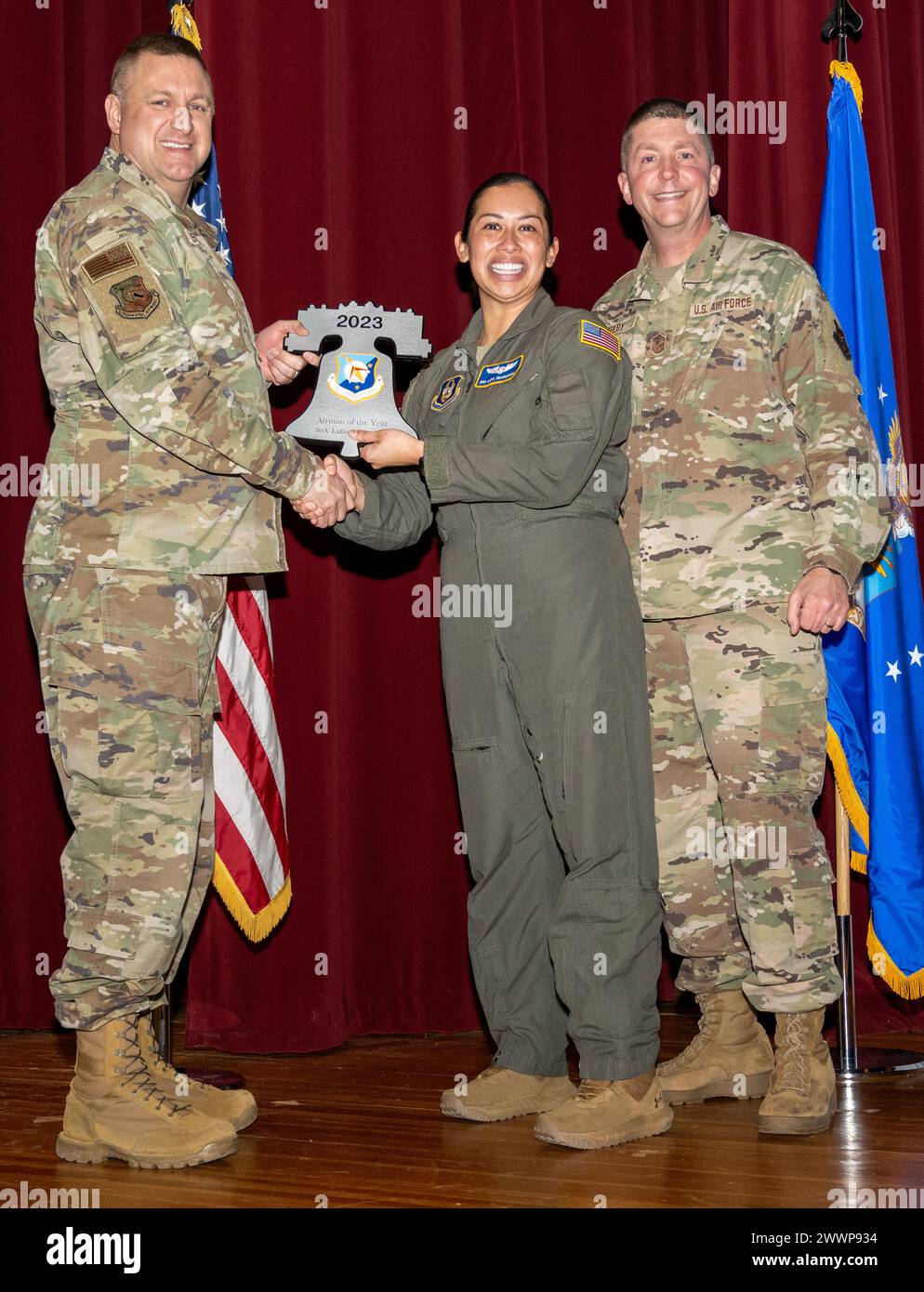 Senior Airman Lidia Marroquin, 709th Airlift Squadron loadmaster ...