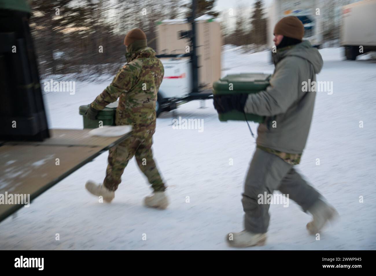 U.S. Soldiers, attached to 2nd Battalion, 377th Parachute Field ...