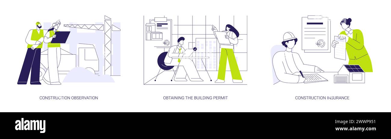 Commercial building abstract concept vector illustrations Stock Vector ...