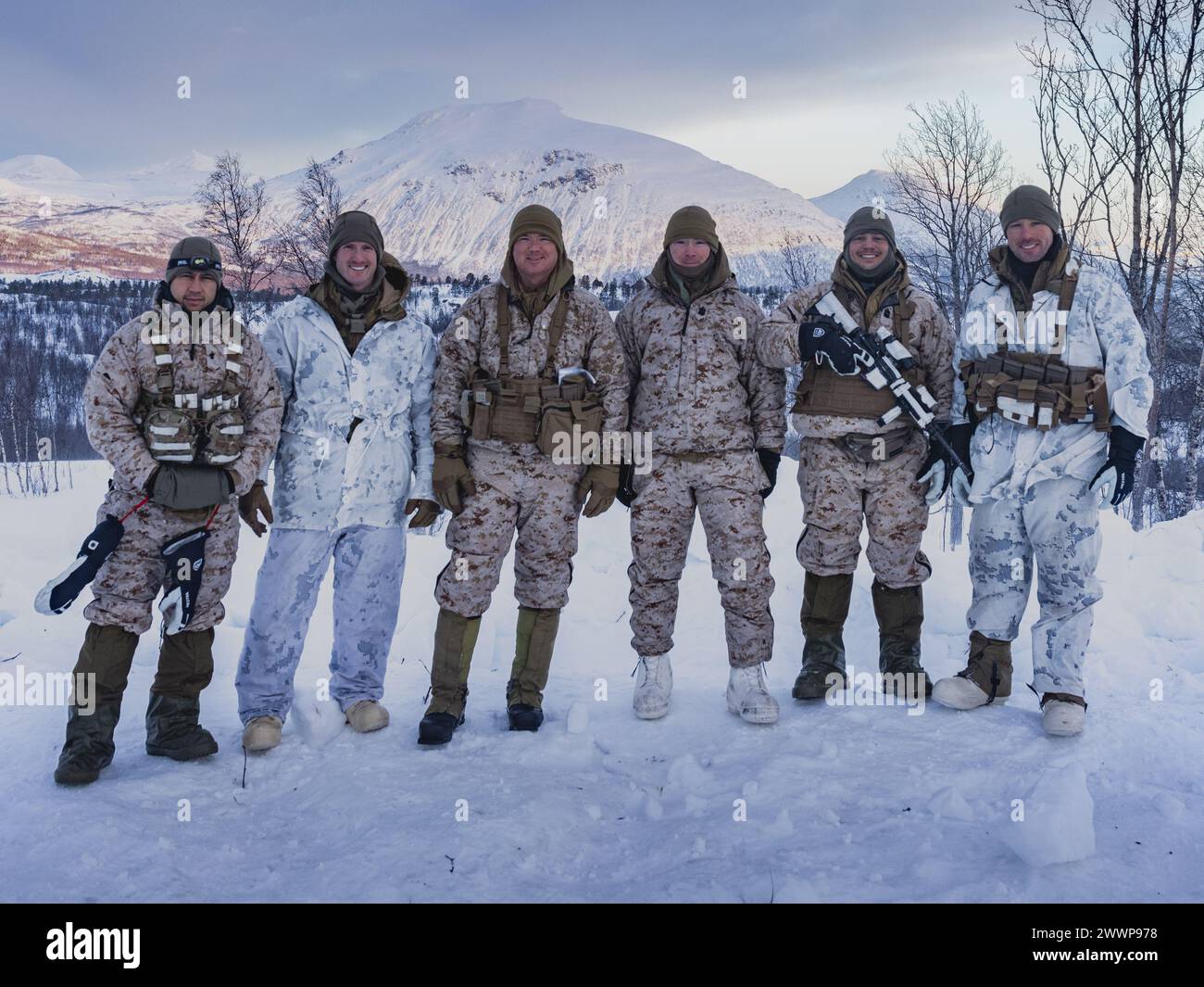 U.S. Marine Corps Chief Warrant Officer 2 Nathan Kerr, battalion gunner ...