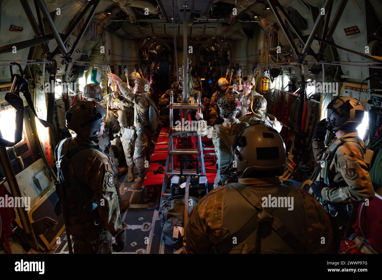 U.S. Army jump masters from the 173rd Airborne Brigade and U.S. Air ...