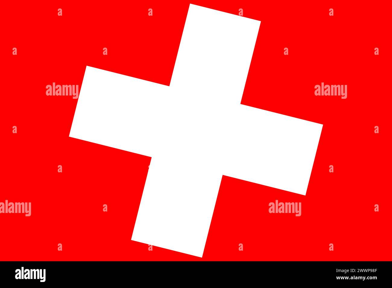 Switzerland flag - rectangular cutout of rotated vector flag Stock ...