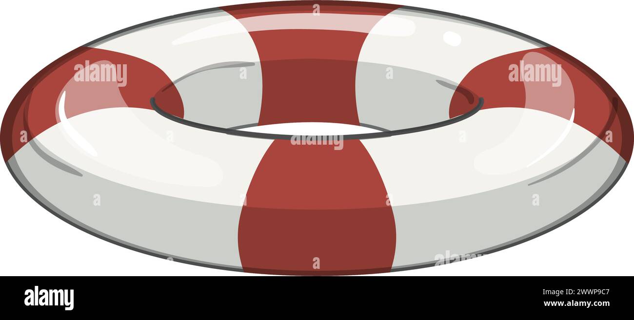 buoy lifebuoy cartoon vector illustration Stock Vector Image & Art - Alamy