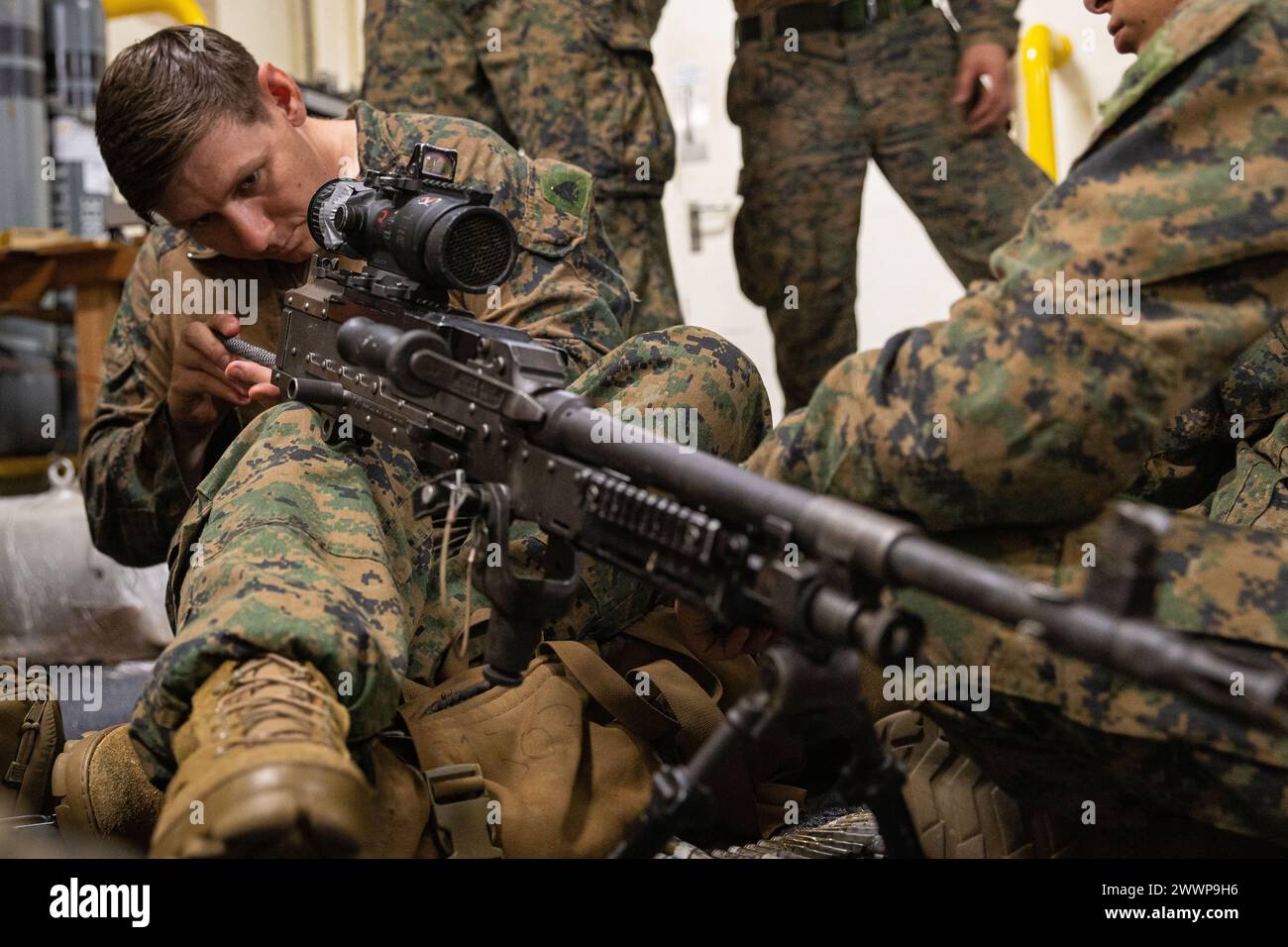 U.S. Marine Corps Sgt. Martin Derito, an infantry Marine with Battalion ...