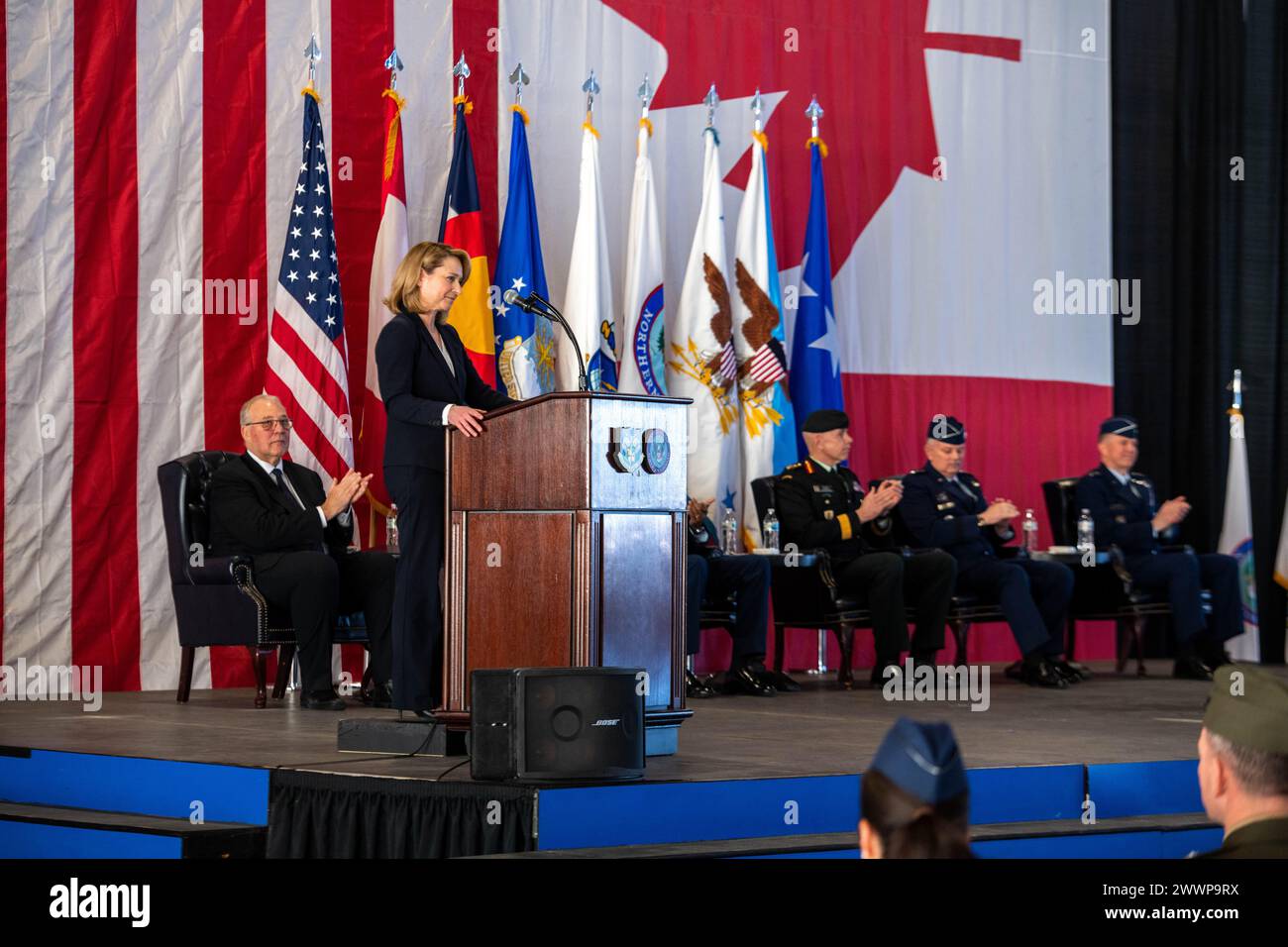 Deputy Secretary of Defense Kathleen H. Hicks speaks during the U.S ...