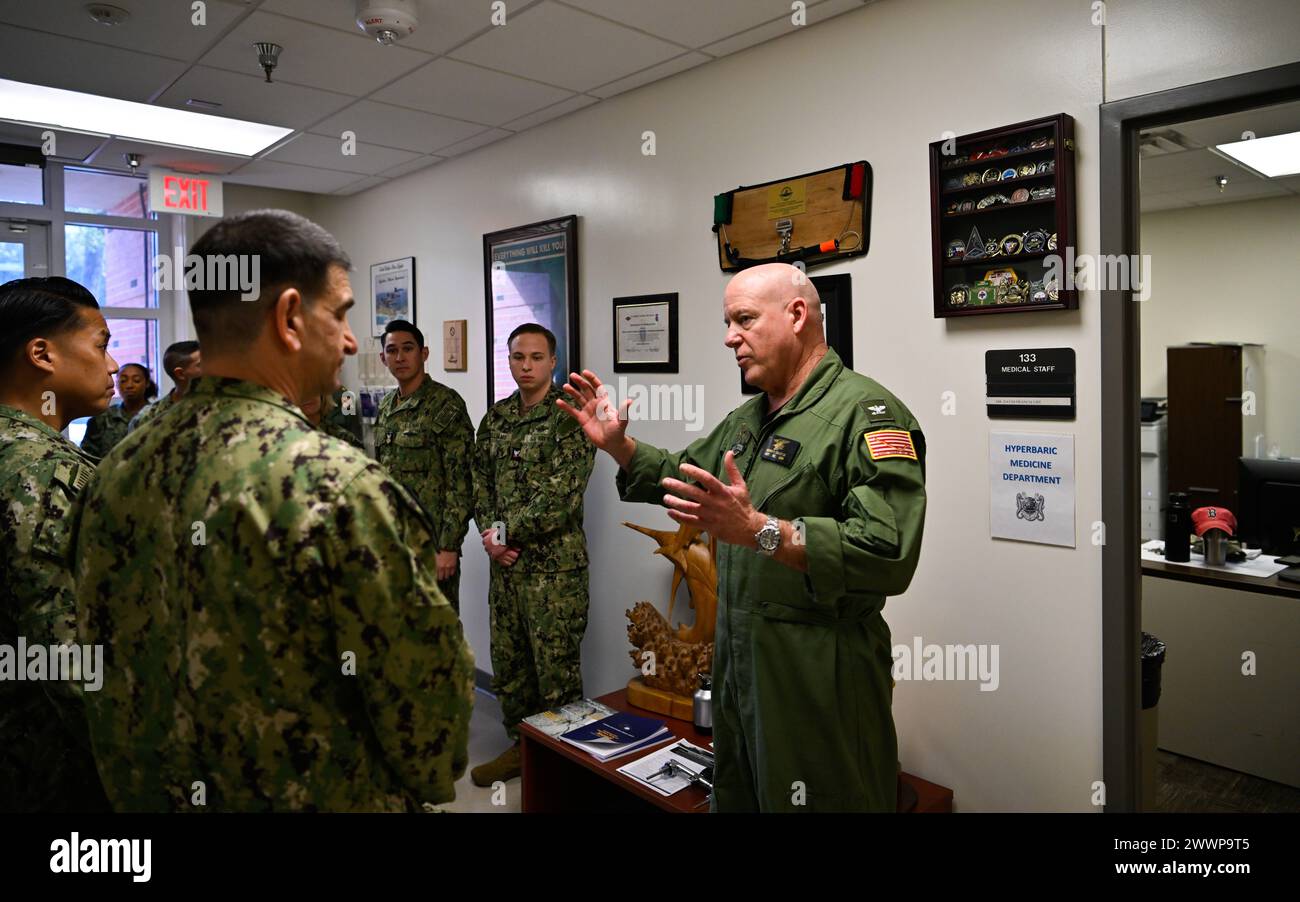 CAPT. Henry Casey, assigned to Naval Aerospace Medical Institute's ...