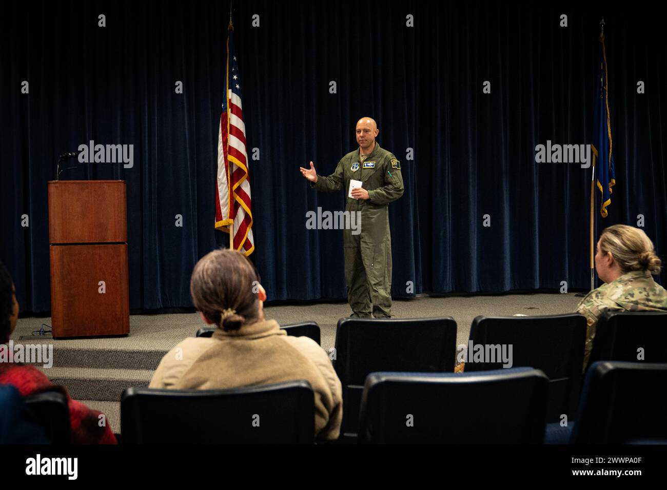 Col. David Chauvin, the chief of staff of the Nevada Air National Guard ...
