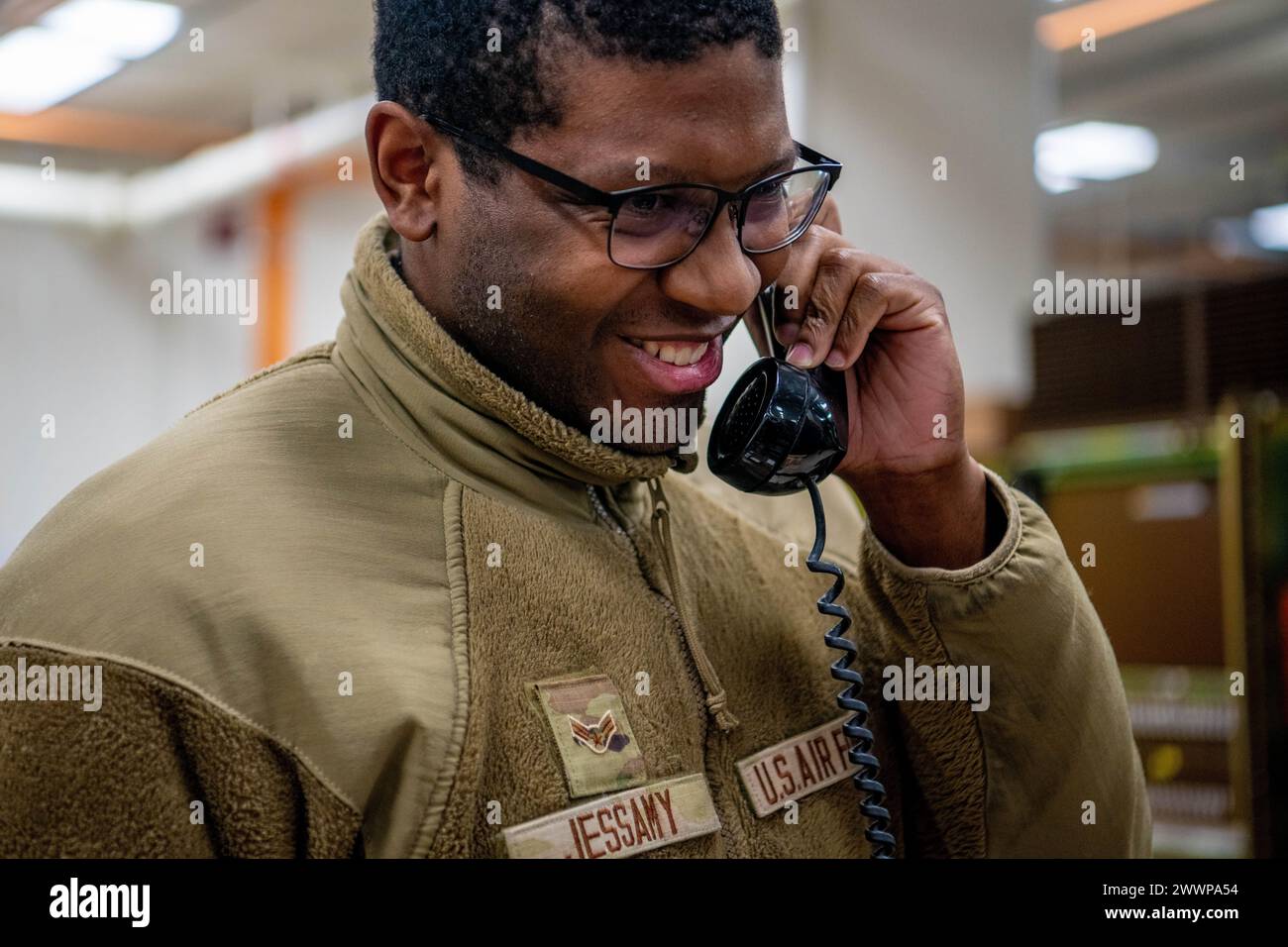 U.S. Air Force Airman 1st Class Nigel Jessamy, 374th Communications ...