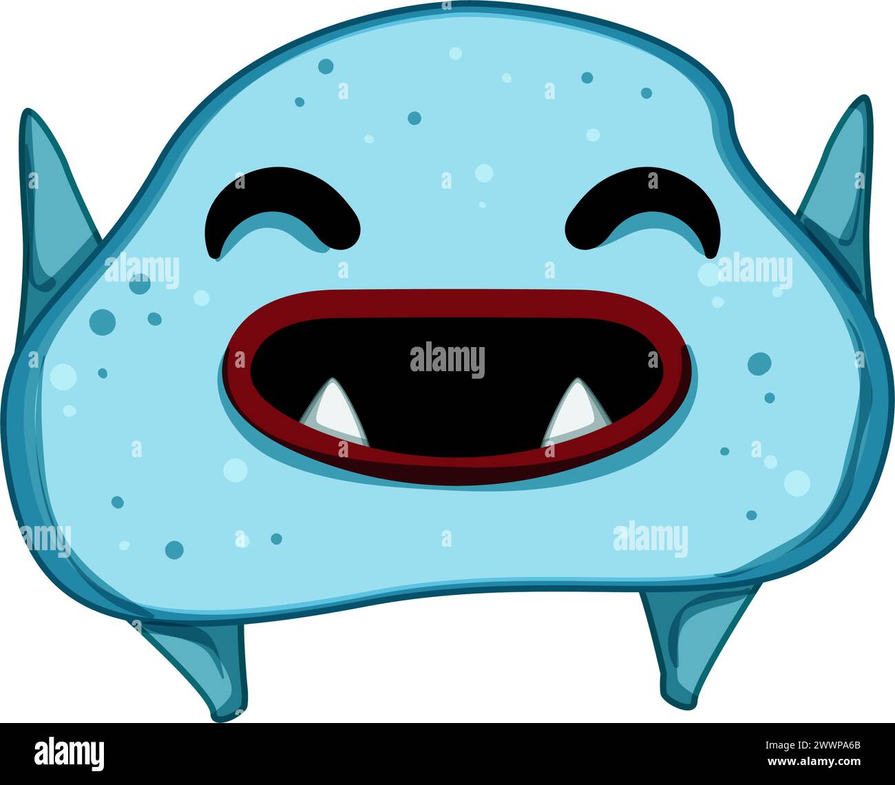 baby monster character cartoon vector illustration Stock Vector Image ...