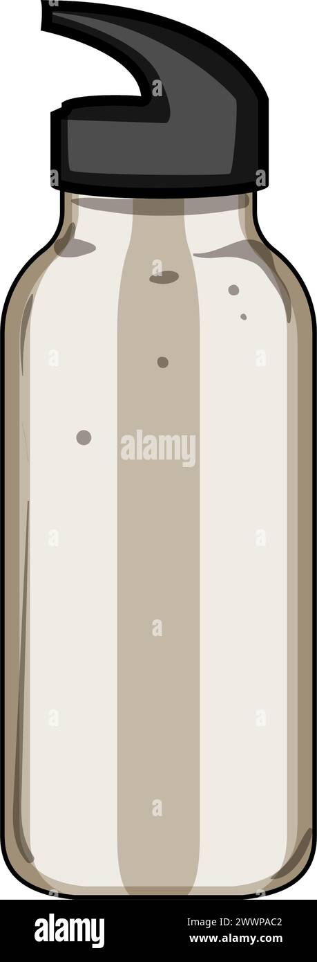drink stainless bottle cartoon vector illustration Stock Vector Image ...