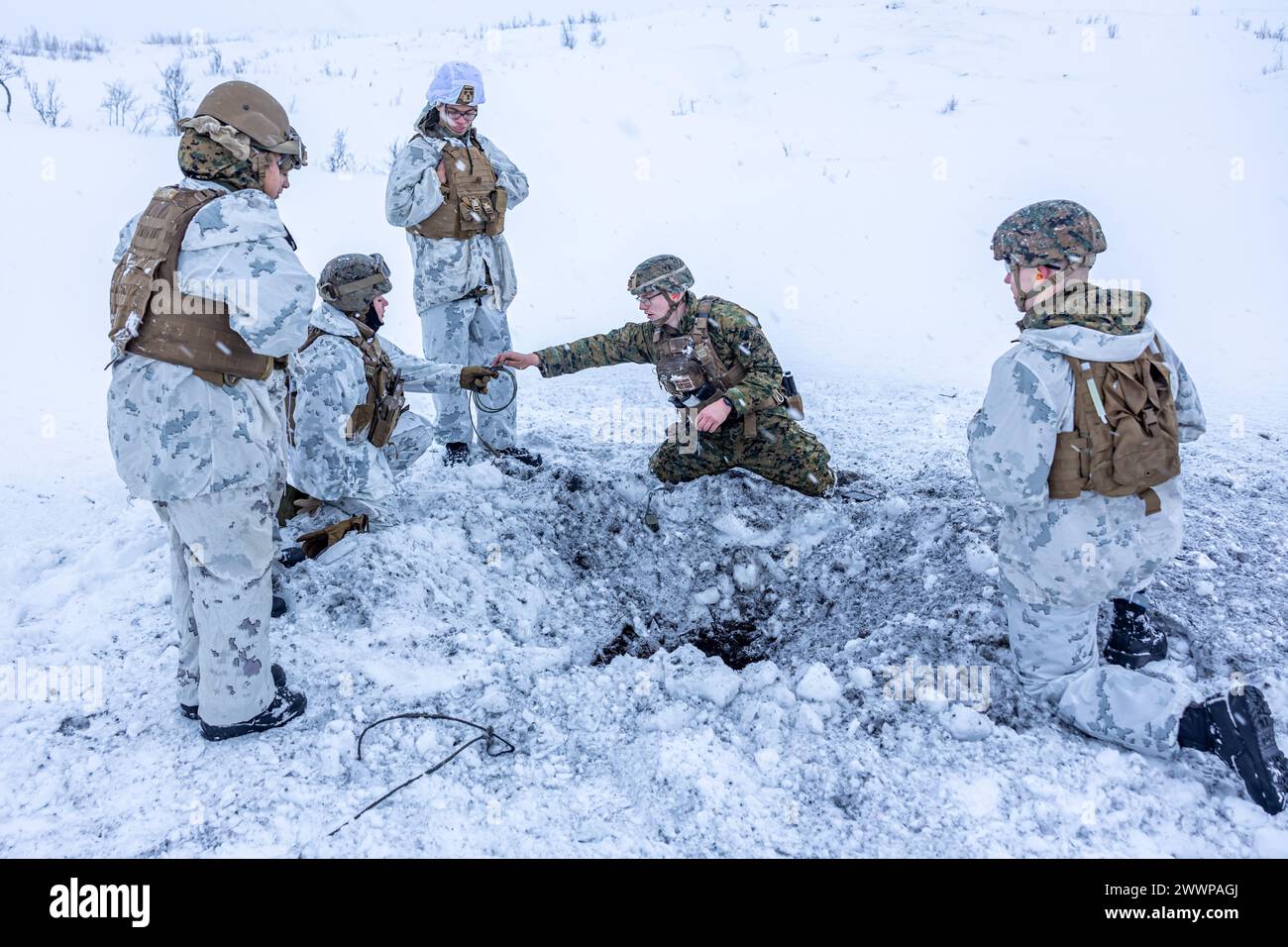 U.S. Marines assigned to Combat Logistics Battalion 6, Combat Logistics ...