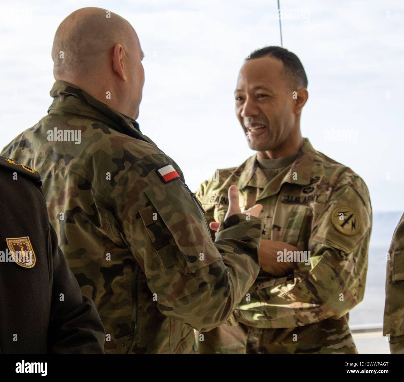 U.S. Army Maj. Gen. Andrew Gainey, the 56th Artillery Command commander ...