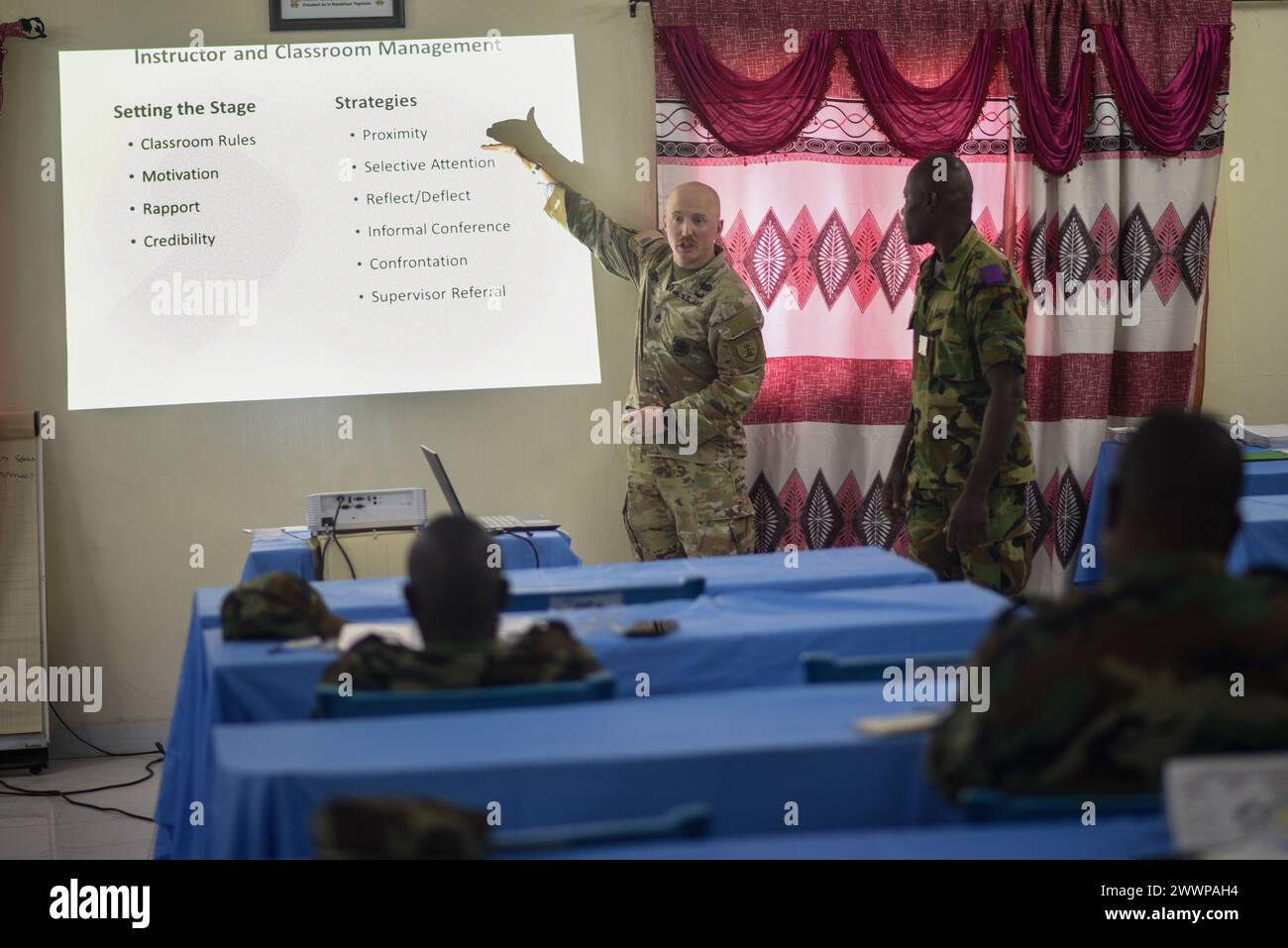 U.S. Army Staff Sgt. Jacob Thompson, instructor, Combat Training ...