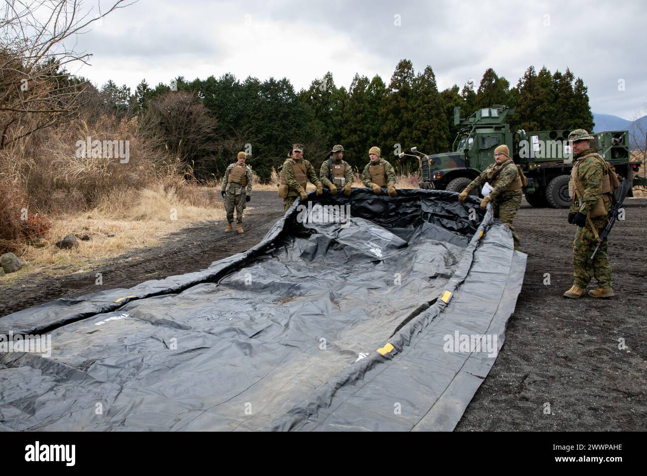 U.S. Marines with Combat Logistics Regiment 3, 3rd Marine Logistics ...